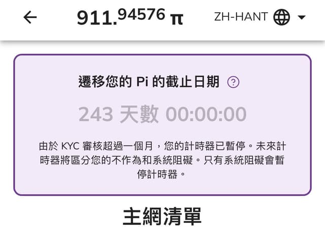 #討論 Pi幣kyc計時器暫停 - 區塊鏈板 | Dcard