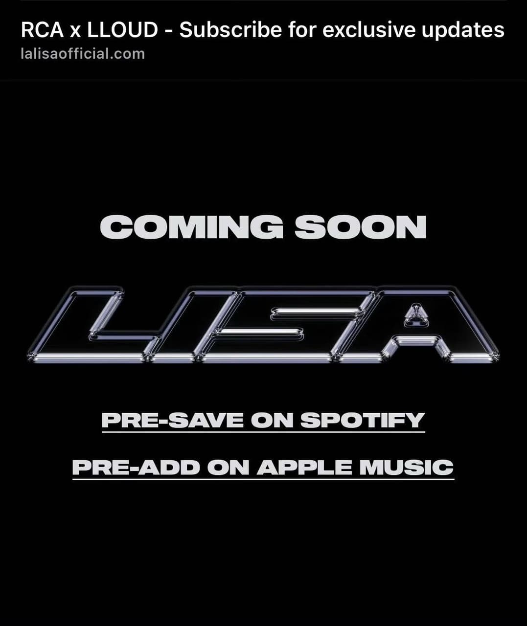 #分享 LISA COMING SOON與開通Tiktok帳號 - BLACKPINK板 | Dcard
