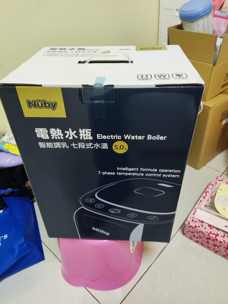 #我要賣 賣 nuby智能七段定溫調乳器 電熱水瓶 5L - 二手交易板 | Dcard