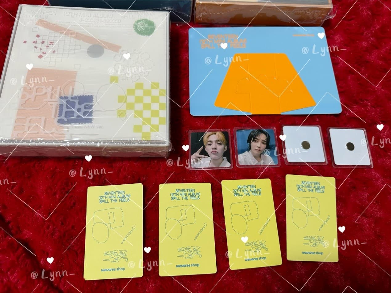 #開箱 迷你十二輯💎SPILL THE FEELS💎(PB版、Wvs專、KIT專、克拉盤) - SEVENTEEN板 | Dcard