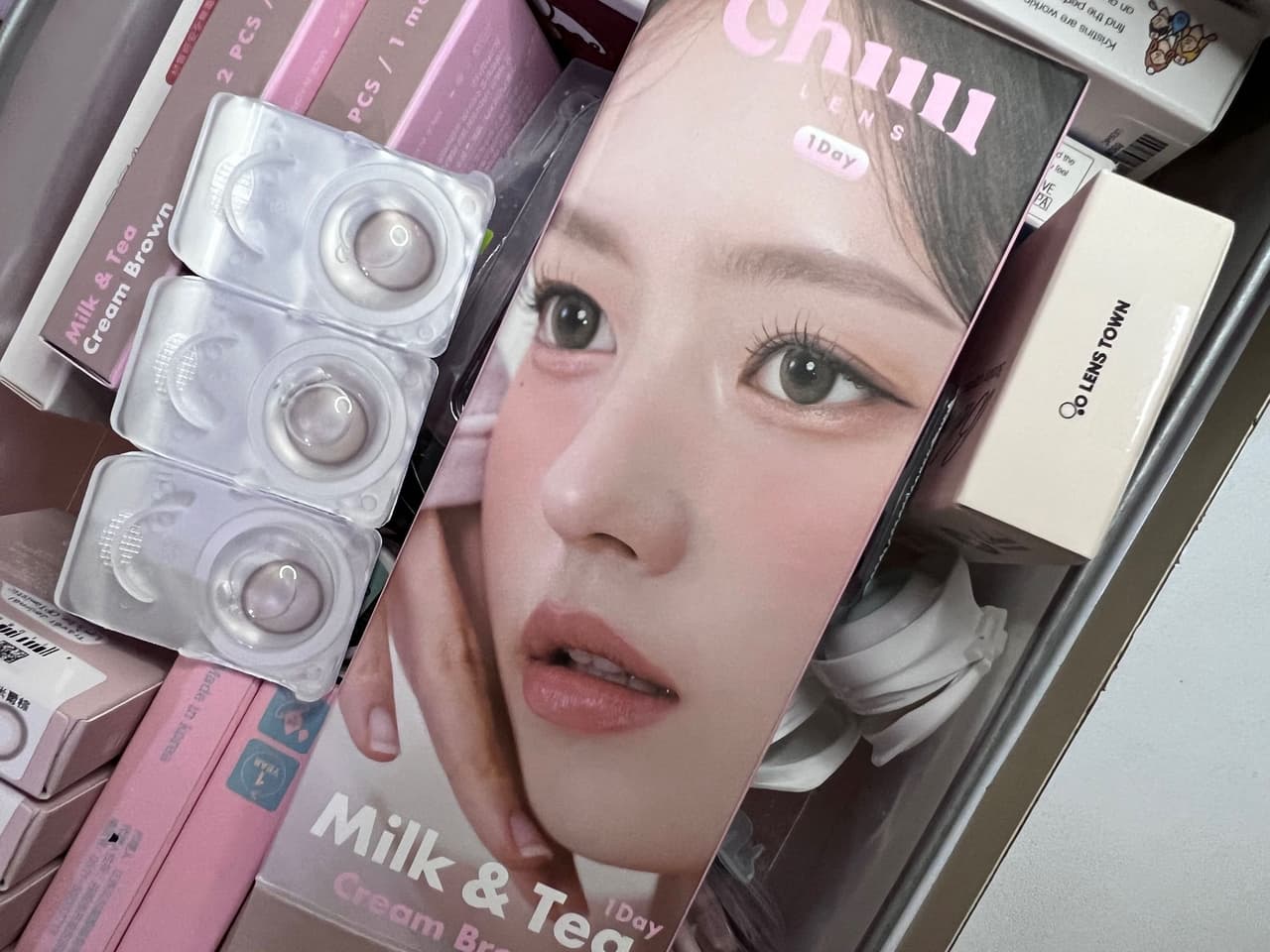 chuu 日拋 milk&tea - 隱形眼鏡板 | Dcard