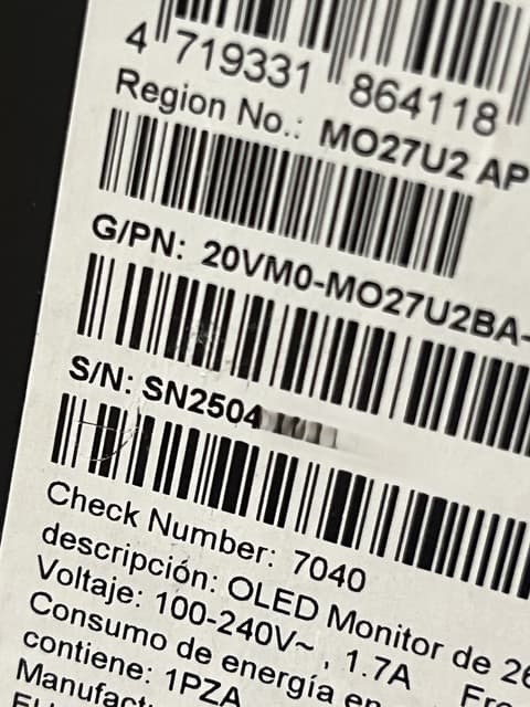 技嘉MO27U2開箱 4K 27寸OLED螢幕 - 3C板 | Dcard