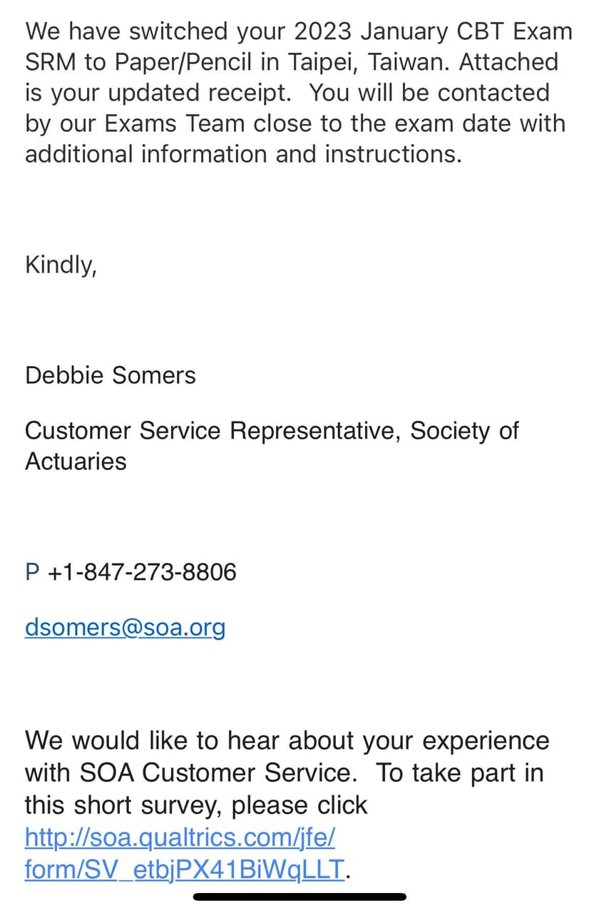 #資訊分享 #SOA 一月SRM沒有CBT台灣考場 - 考試板 | Dcard