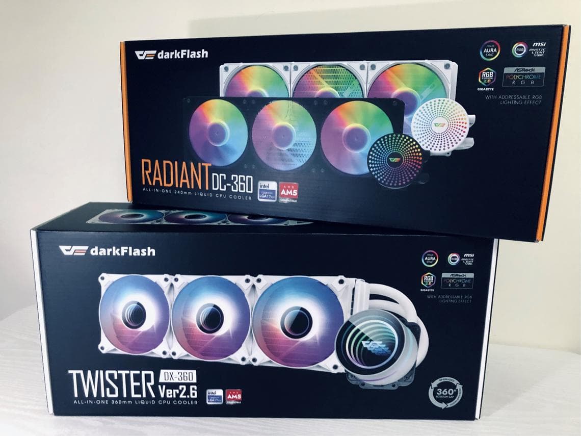 「冰風俠與水行者」入門水冷新朋友 darkFlash AIO一體式水冷#開箱 - 3C板 | Dcard
