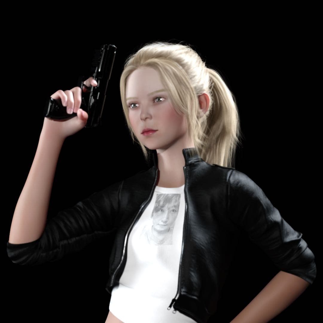 參考Resident Evil 2 的Clare創作的新角色 - JIN (@shizue._) | Dcard