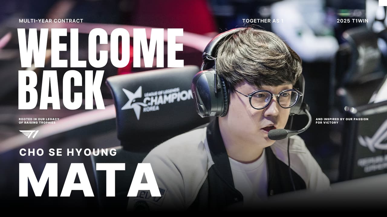 T1 官宣Mata重返T1擔任教練 - 英雄聯盟板 | Dcard