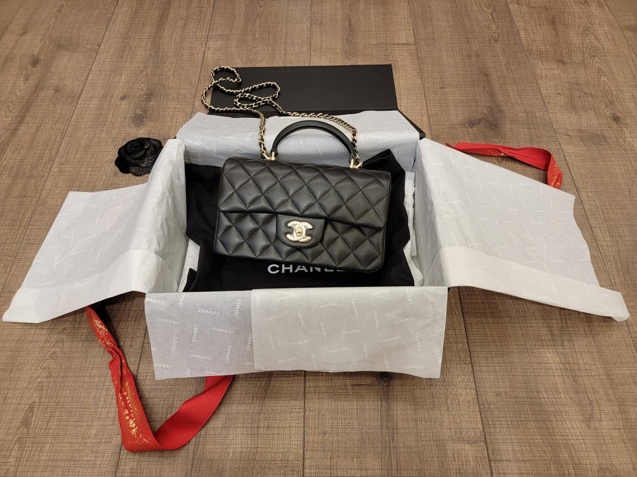 #開箱 開箱 Chanel mini cf handle - 精品板 | Dcard