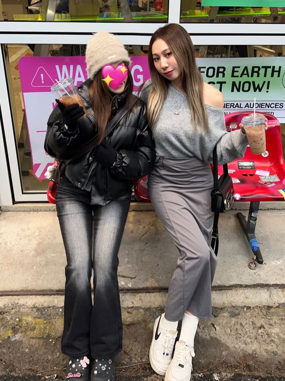 #分享 韓國冬天出遊163女生穿搭 - 穿搭板 | Dcard