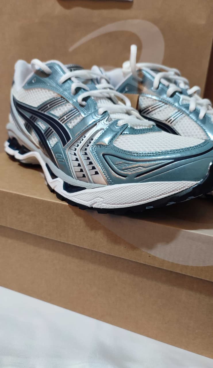 #分享 Asics Kayano14 WHITE/FJORD GREY - 球鞋板 | Dcard