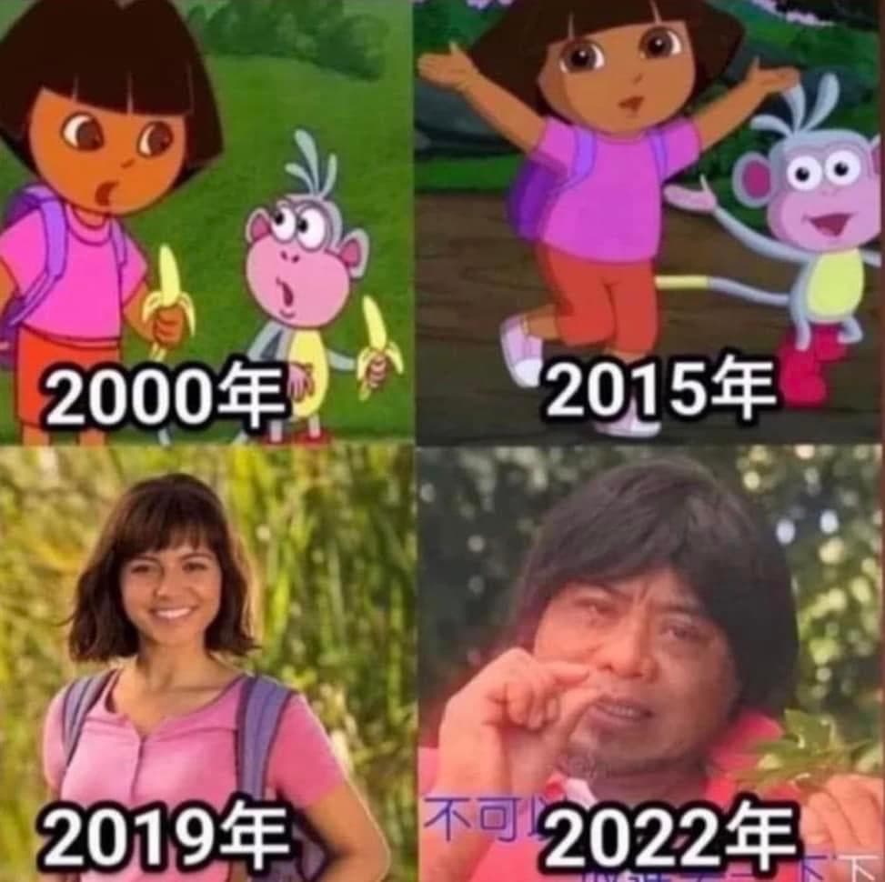 #轉發 Dora 進化史，2022年版本有音樂… - 梗圖板 | Dcard