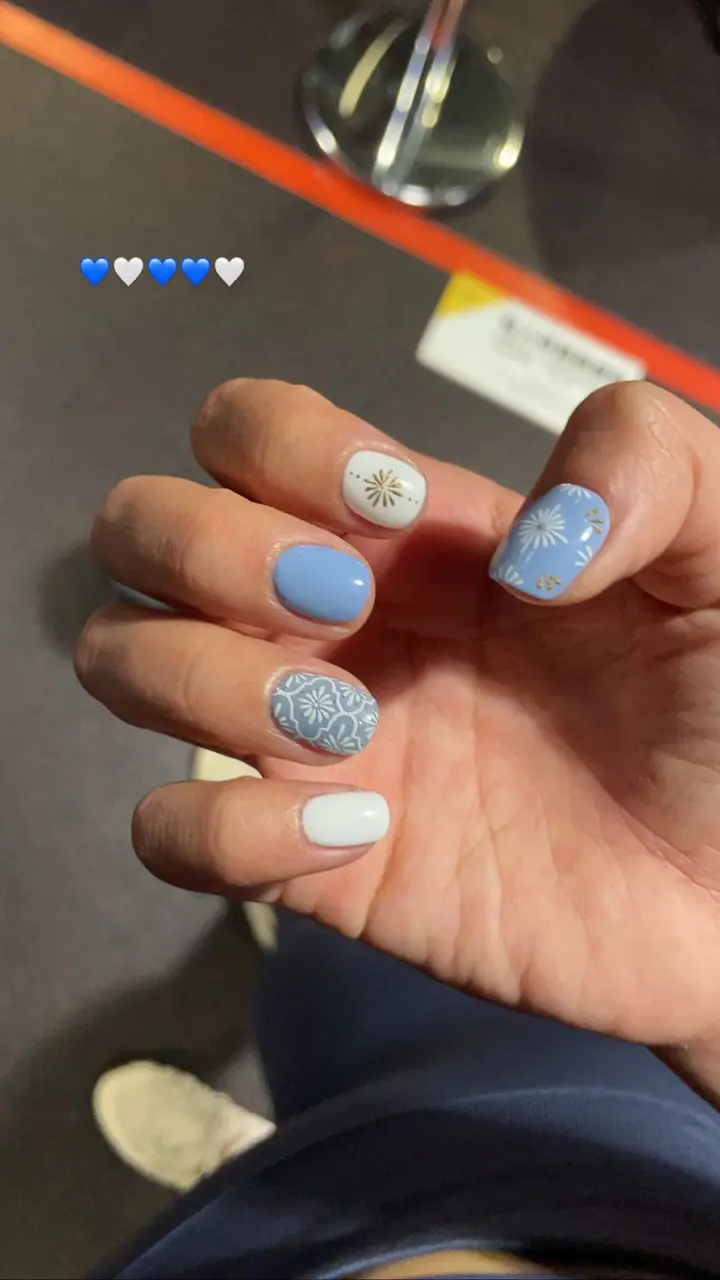分享 分享 花磚手模🌸 美甲板 Dcard