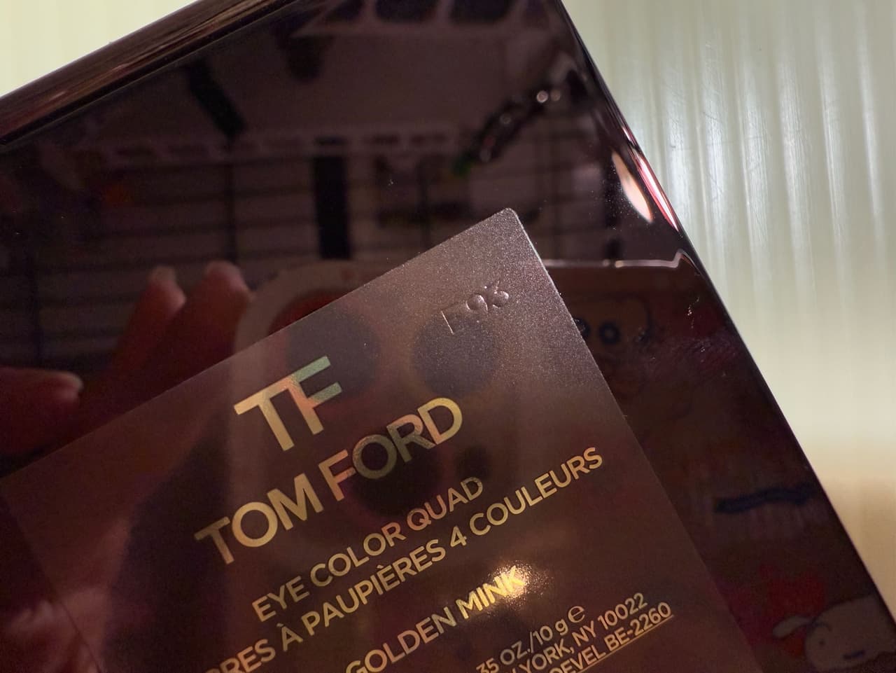 #我要賣 「已售出」Tom Ford 經典眼影 01 Golded Mink 雙亮片色 - 二手交易板 | Dcard
