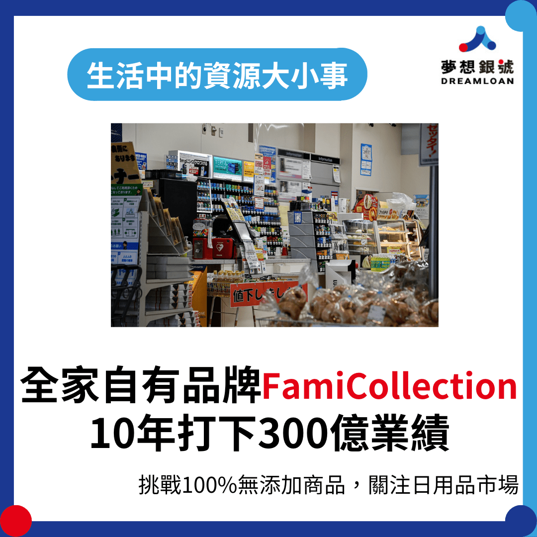 #新聞 - 全家自有品牌FamiCollection 10年打下300億業績 - 夢想銀號 (@dreamloan) | Dcard