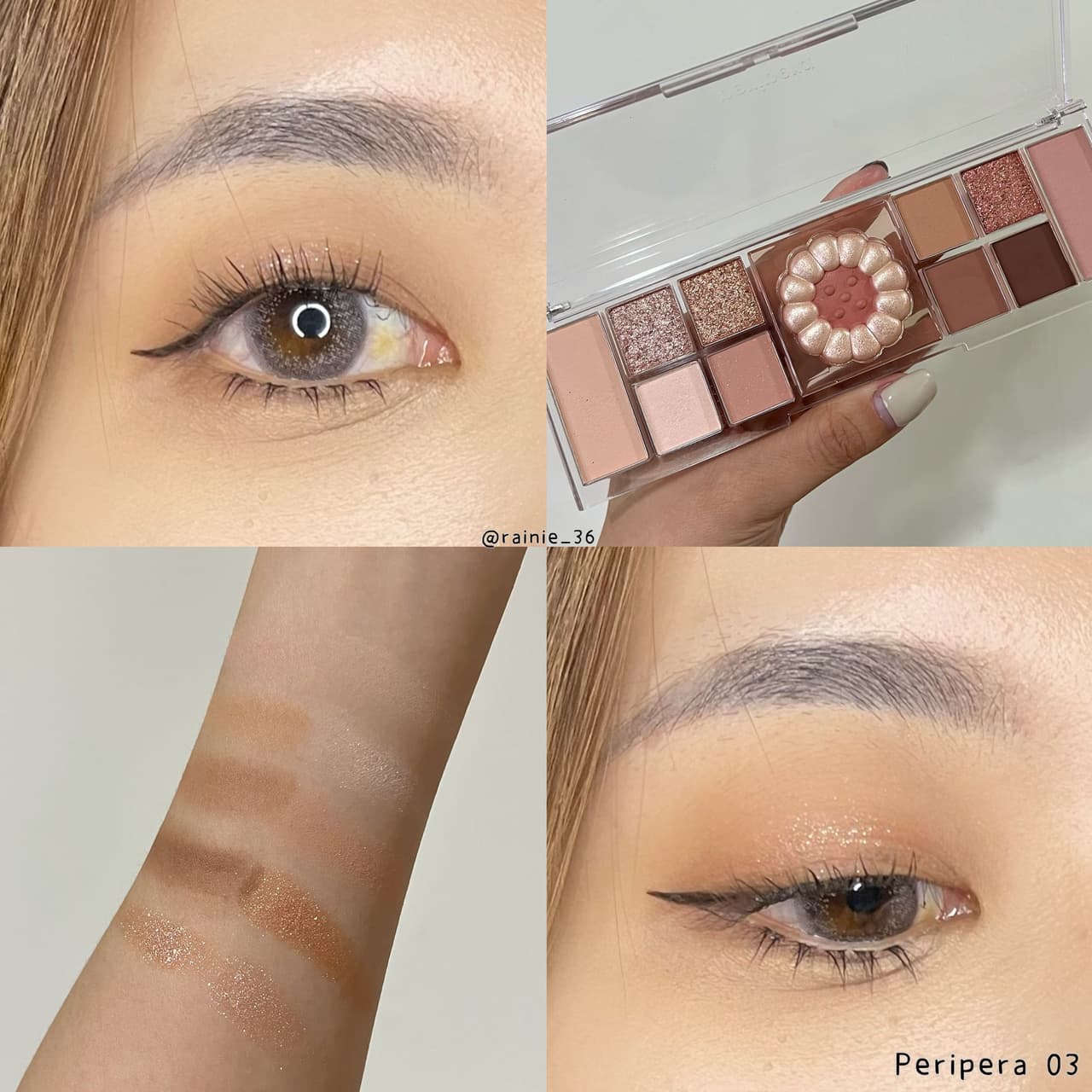 秋冬必備的眼影！Peripera 藥果眼影盤03 #我來開箱 - 美妝板 | Dcard