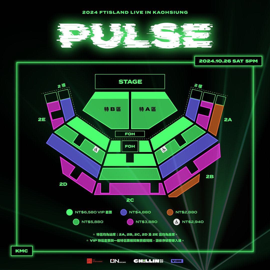 #讓票 2024 FTISLAND LIVE PULSE IN KAOHSIUNG 特A區 17X - 票券交流板 | Dcard