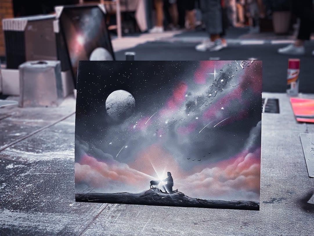 Hope you will like my art #spray #paint #art - 插畫板 | Dcard