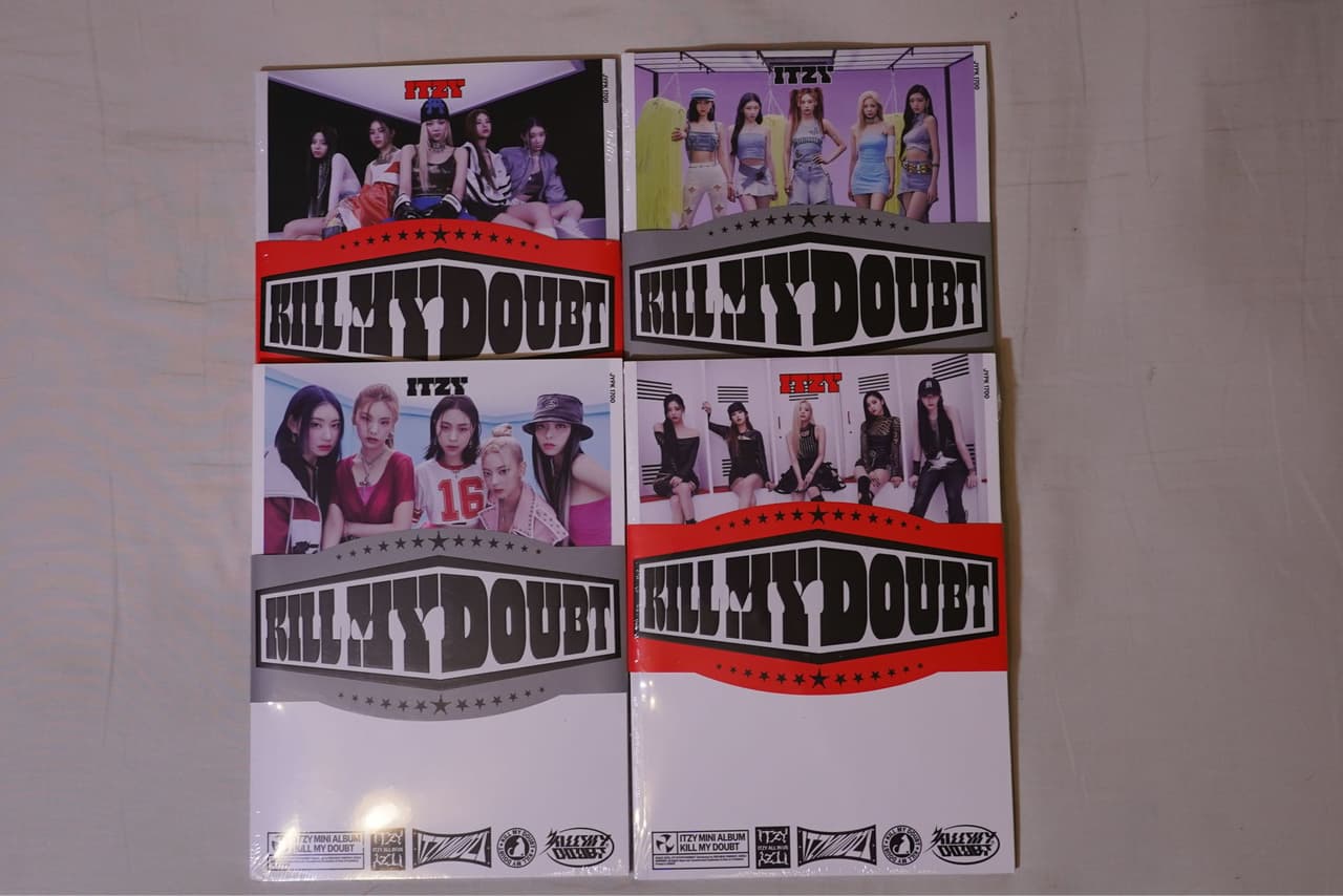 #開箱 #開箱 ITZY “Kill My Doubt” 5種 Album + Digipack + 卡帶 - ITZY板 | Dcard