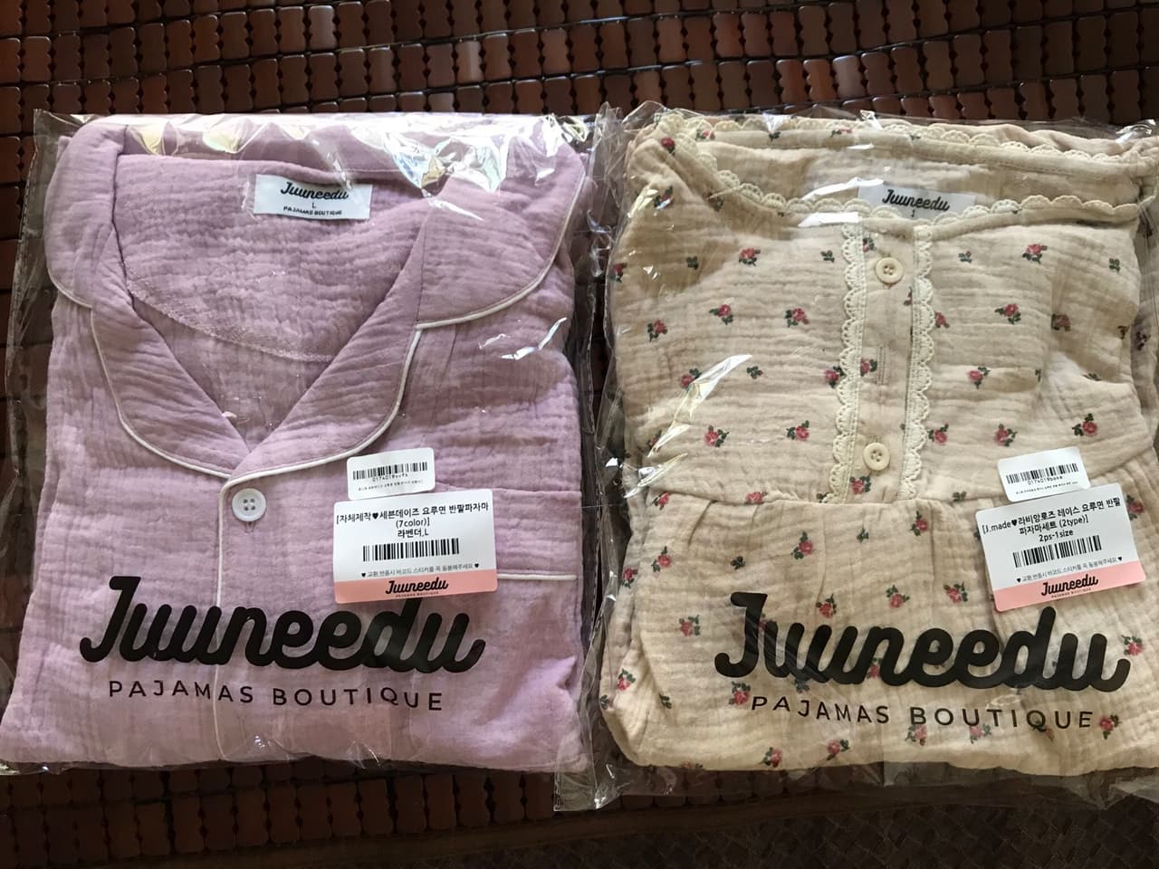 #韓國代購 #開箱 Juuneedu睡衣來啦！ - 網路購物板 | Dcard