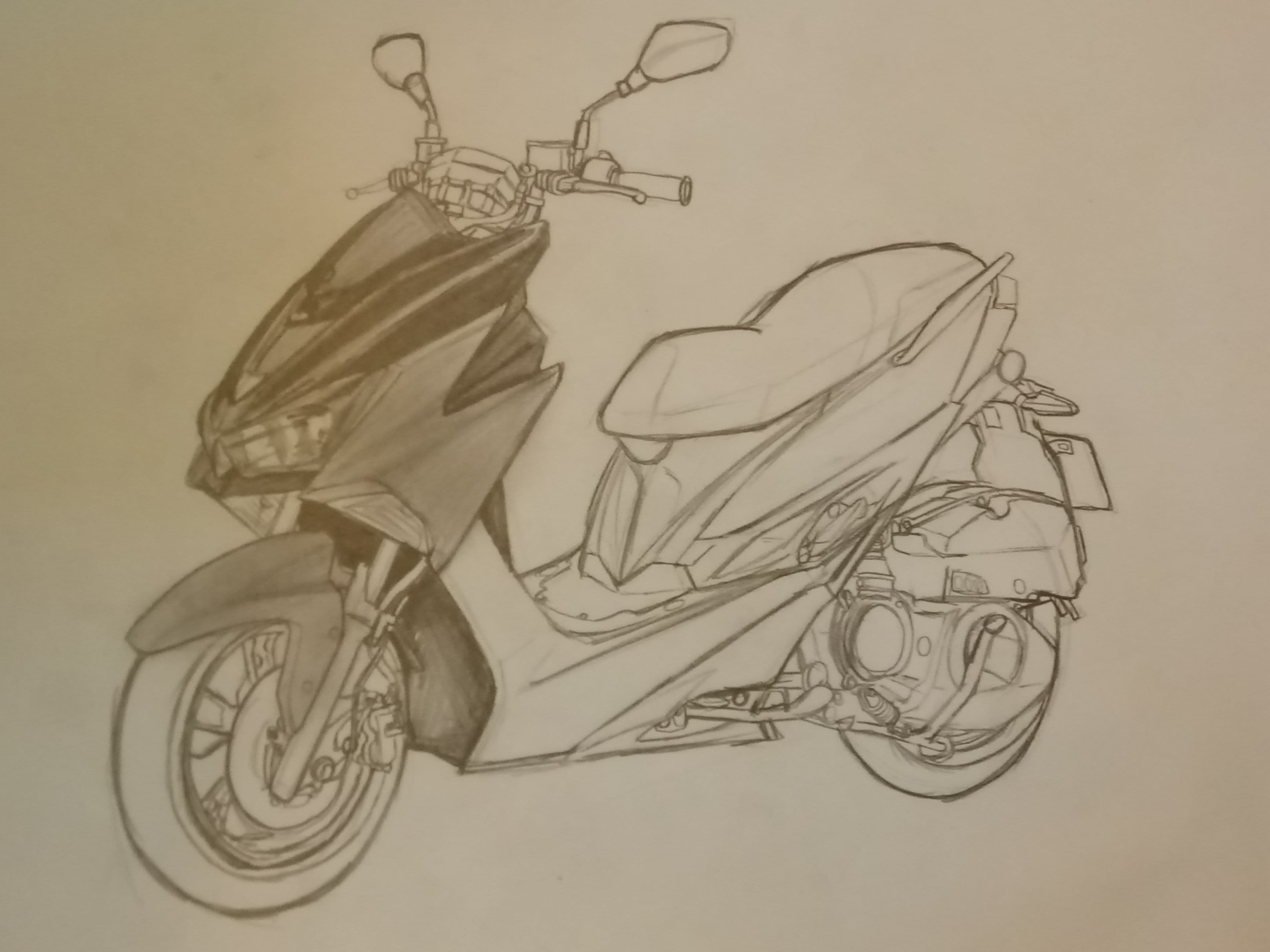 #手繪 山葉Force155 - 手作板 | Dcard