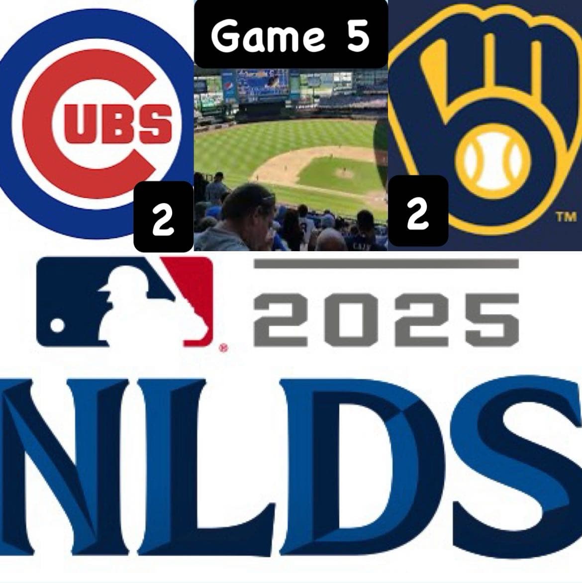 #賽事討論 2025/10/12 MLB NLDS G5 / 小熊（2）VS. 釀酒人（2）/ 賽事討論區（D.Pomeranz VS. T.Megill) - MLB板 | Dcard
