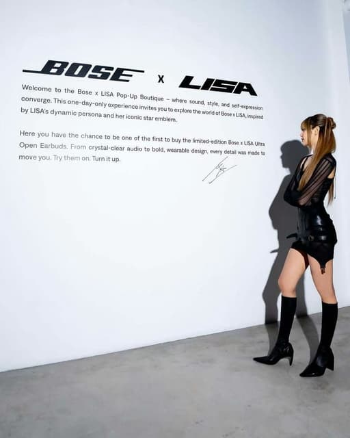 #分享 LISA出席美國Bose品牌快閃店活動 - BLACKPINK板 | Dcard