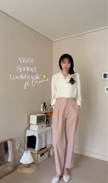 韓國早春穿搭影片+正韓飾品抽獎工商💖 - 비비ෆ⃛ (@vv_isme) | Dcard