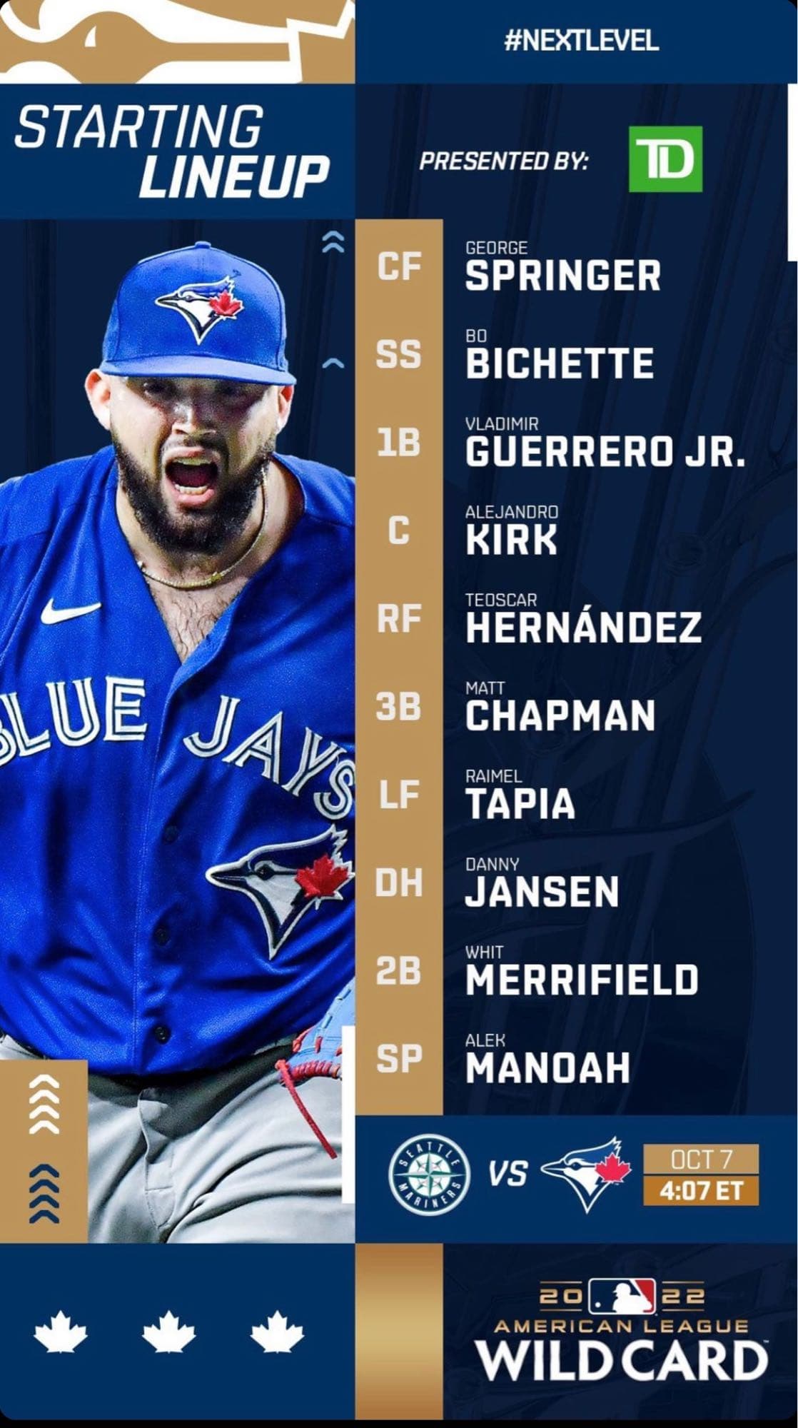 2022.10.8 美聯外卡戰 G1 西雅圖水手 4⃣️ ： 0⃣️ 多倫多藍鳥 賽事討論區 - MLB板 | Dcard