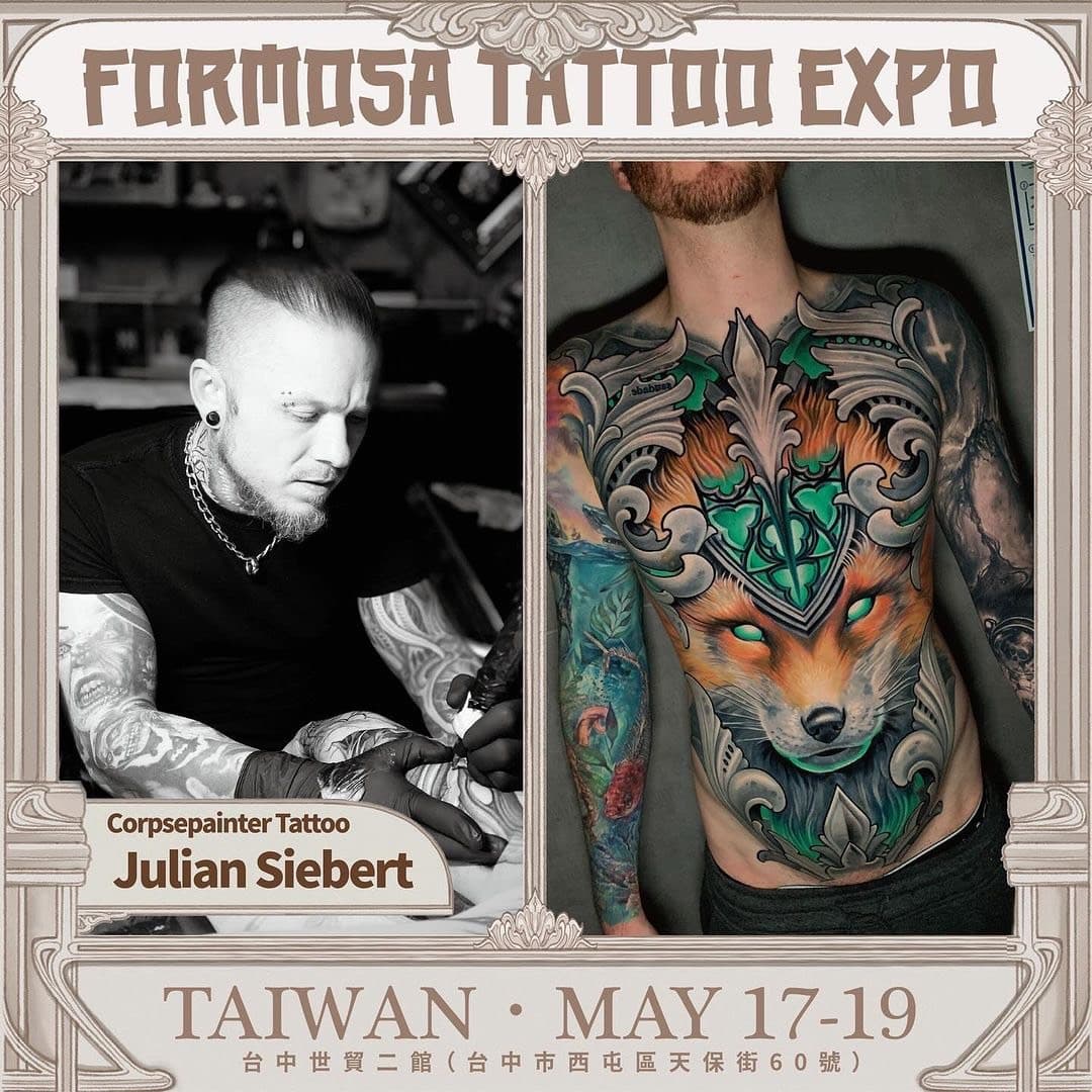 #寫實 Julian Siebert要來台灣紋身藝術節了!! - 刺青板 | Dcard