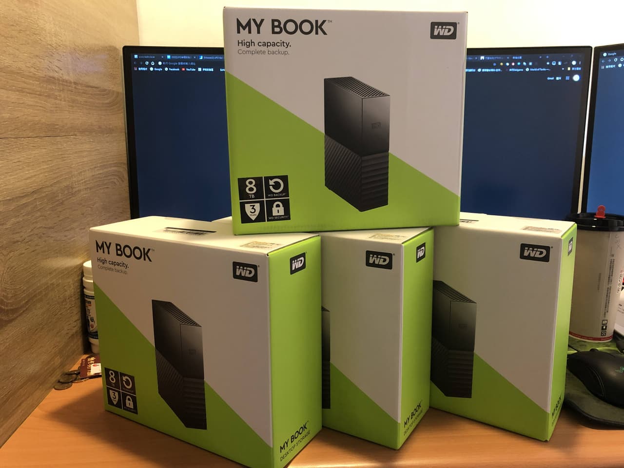 #開箱 電腦的書櫃 WD My book 8TB 開箱 - 3C板 | Dcard