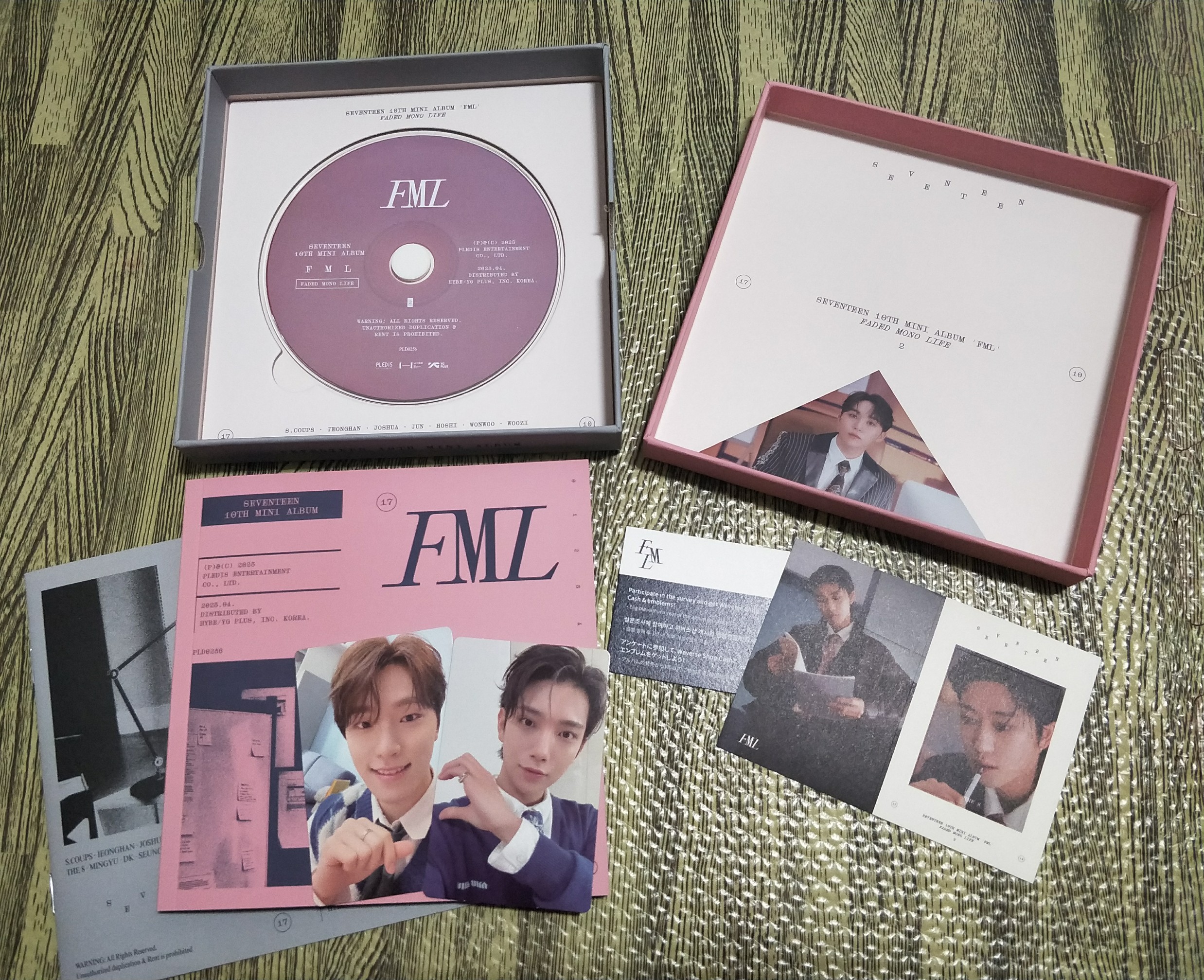 #開箱 17迷你十輯FML一般版 - SEVENTEEN板 | Dcard