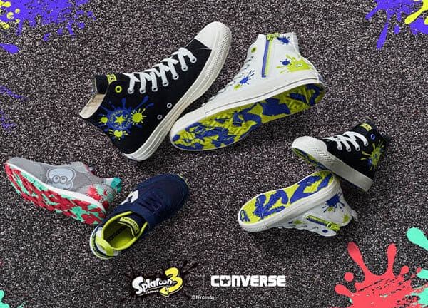 #情報 #周邊 斯普拉遁3 X CONVERSE 聯名鞋款 👟 - 任天堂板 | Dcard