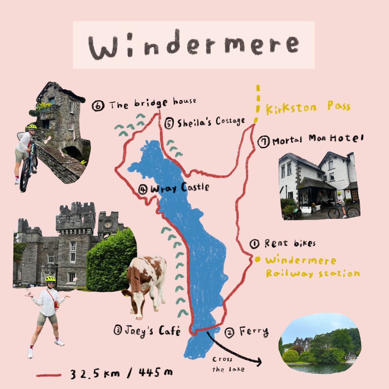 #國外 英國湖區Windermere旅遊地圖 - 旅遊板 | Dcard