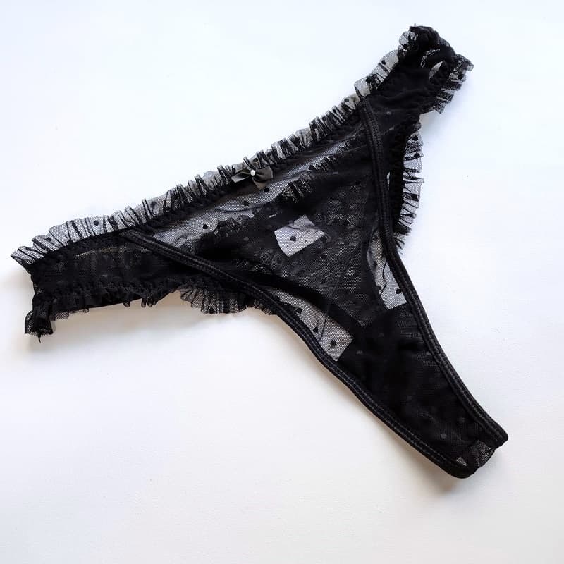 UW LINGERIE｜法式圓點長版內衣套裝．FF05淺嚐 - 西斯板 | Dcard