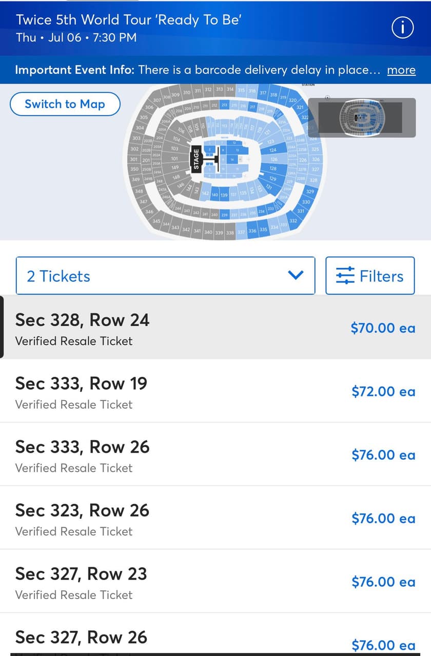 #分享 TWICE世巡北美場規模（兩篇熱帖） - B59-2 留言 | Dcard