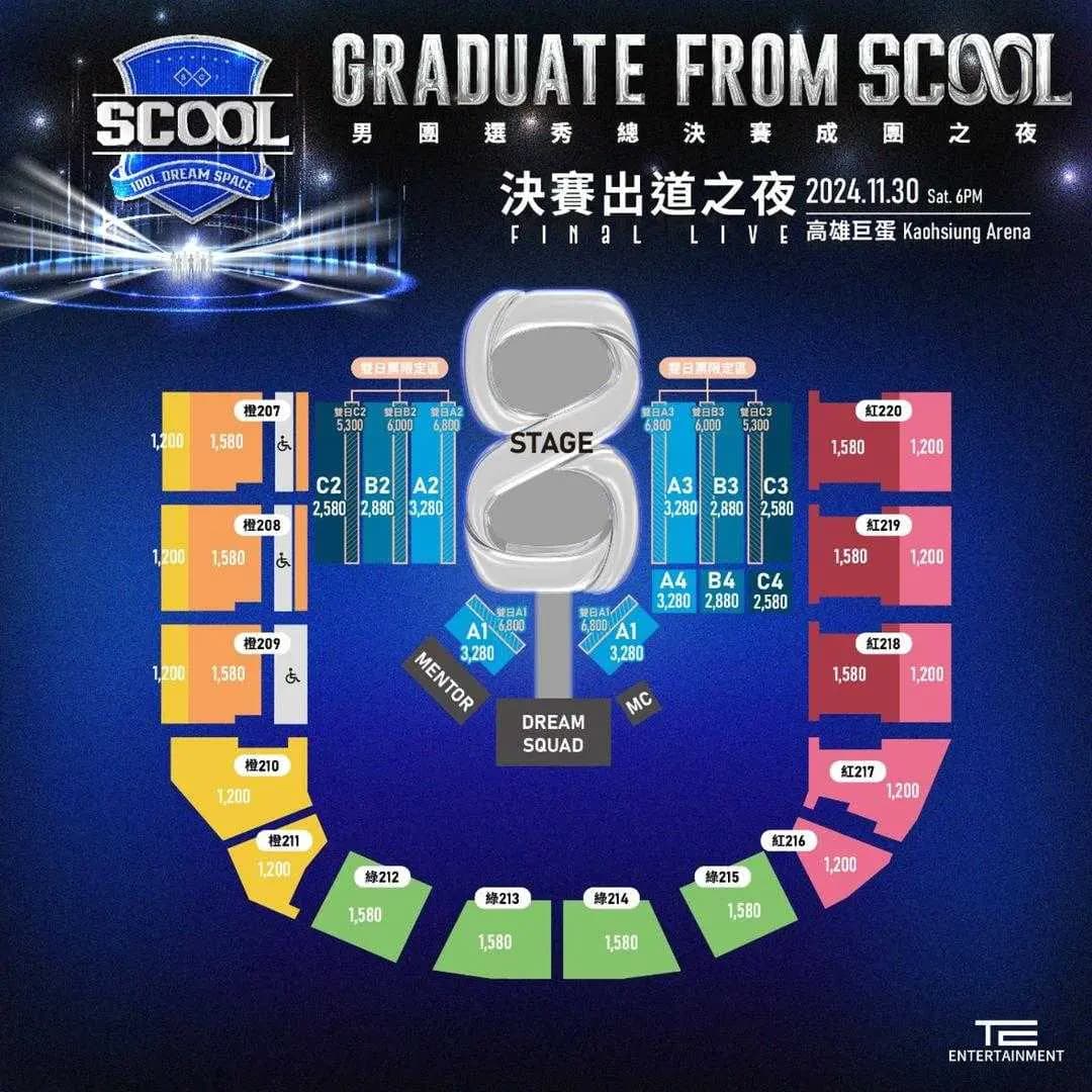 #討論 SCOOL演唱會選位 - SCOOL板 | Dcard