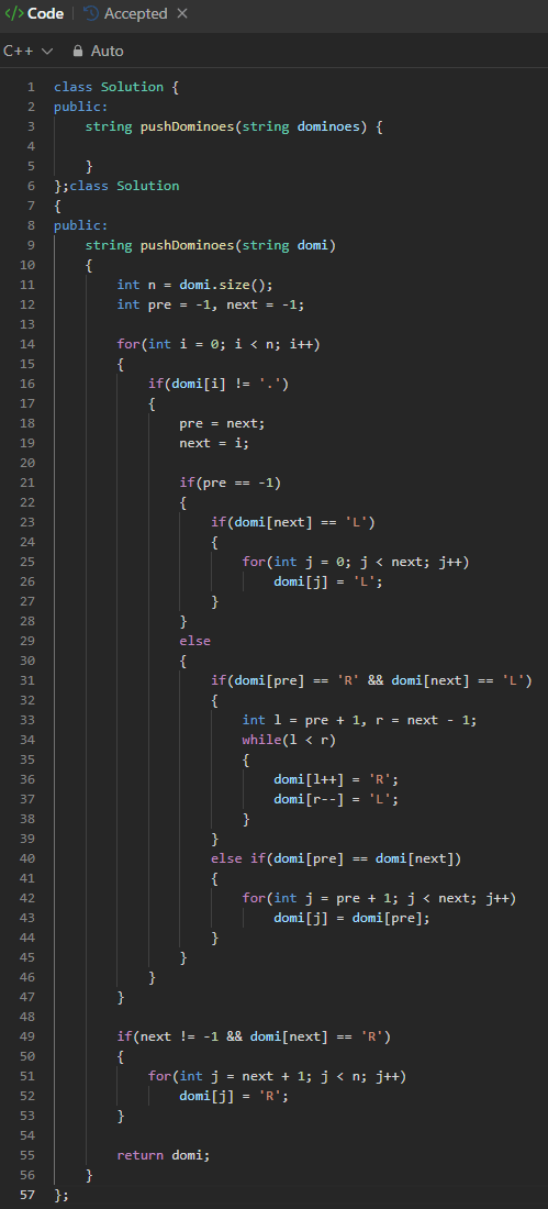 838. Push Dominoes 解題紀錄 - 佛朗火箭製造基 (@supersonico) | Dcard