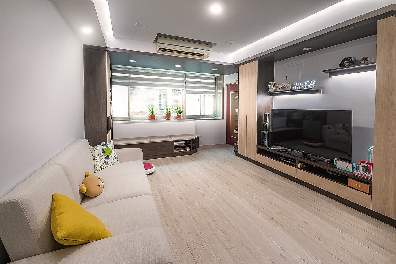 #空間裝修 What's in their home｜台北24坪系統櫃翻新 - 居家生活板 | Dcard