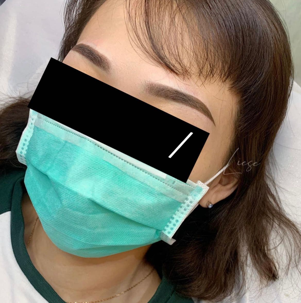 詢問霧眉後的顏色 美妝板 Dcard