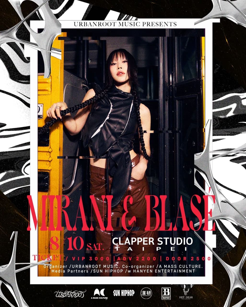 MIRANI & BLASÉ Live in Taipei 】★8/10 臺北三創Clapper Studio - 嘻哈板 | Dcard