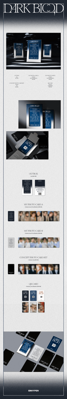 #集中討論 Dark Blood Weverse Album ver預購資訊 - ENHYPEN板 | Dcard