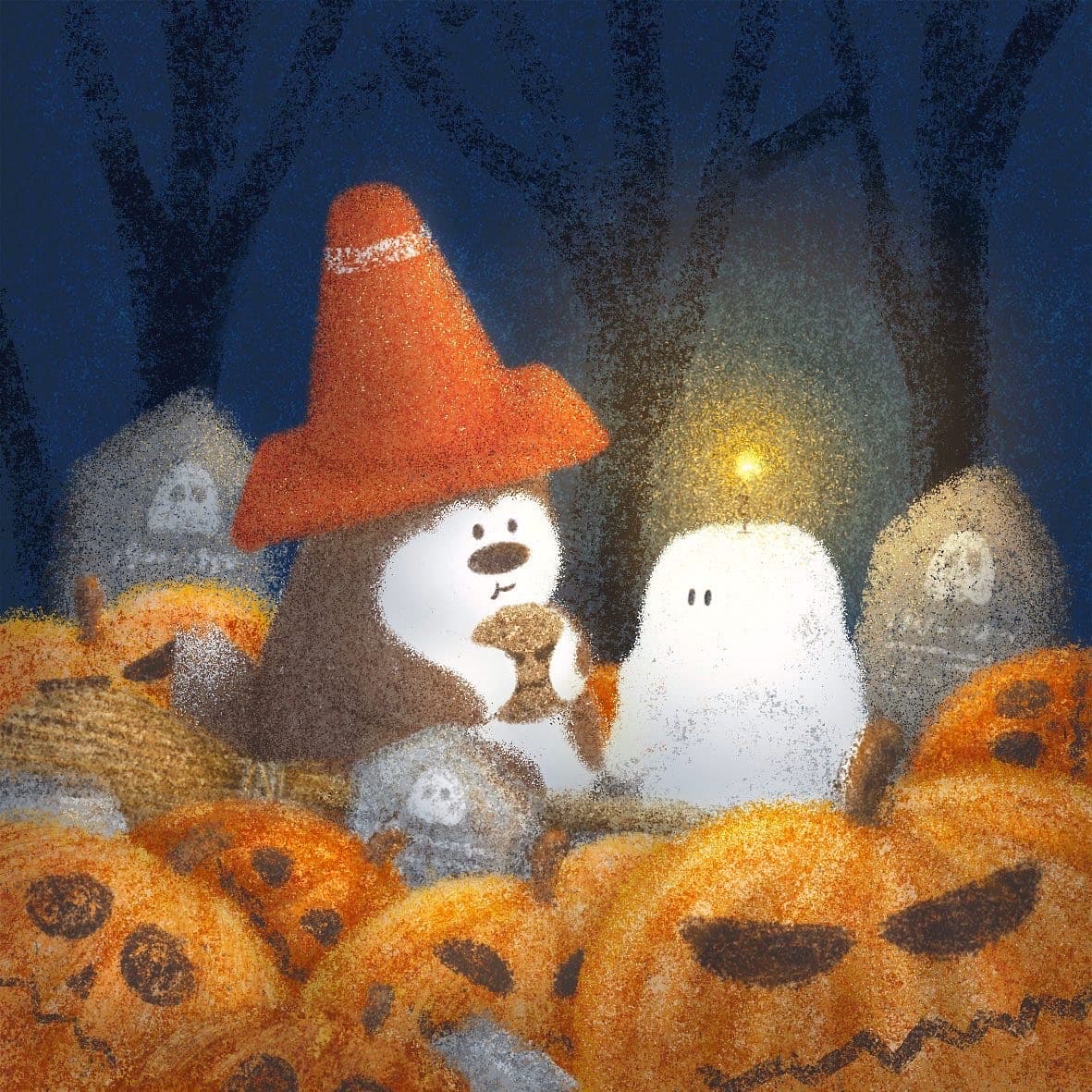 Happy Halloween 🎃（ibon 明信片列印開放中） - Gua (@qqq123456789) | Dcard