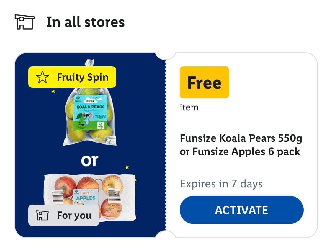 Lidl這幾天有免費水果轉盤遊戲 昨天玩完抽到草莓或蔓越莓 剛剛就去換了一盒草莓(˶‾᷄ ⁻̫ ‾᷅˵) 今天的是蘋果或梨子 但我都不喜歡就沒換了 - 我要當法師 (@myjbb) | Dcard