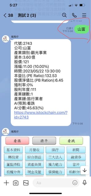 #分享 結合Chat GPT 到股市Line Bot (2)更新 - 股票板 | Dcard