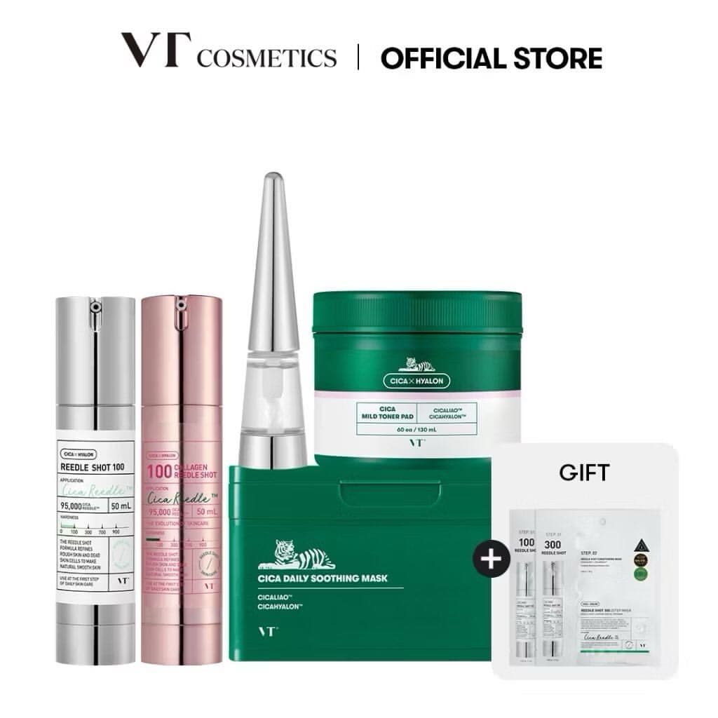 [VT] 台灣熱銷Top 5 套組（微晶豐唇蜜、早安面膜、爽膚棉、微晶100、膠原蛋白微晶+2片面膜） $1200元 - 伊漾 (@eevee_) | Dcard