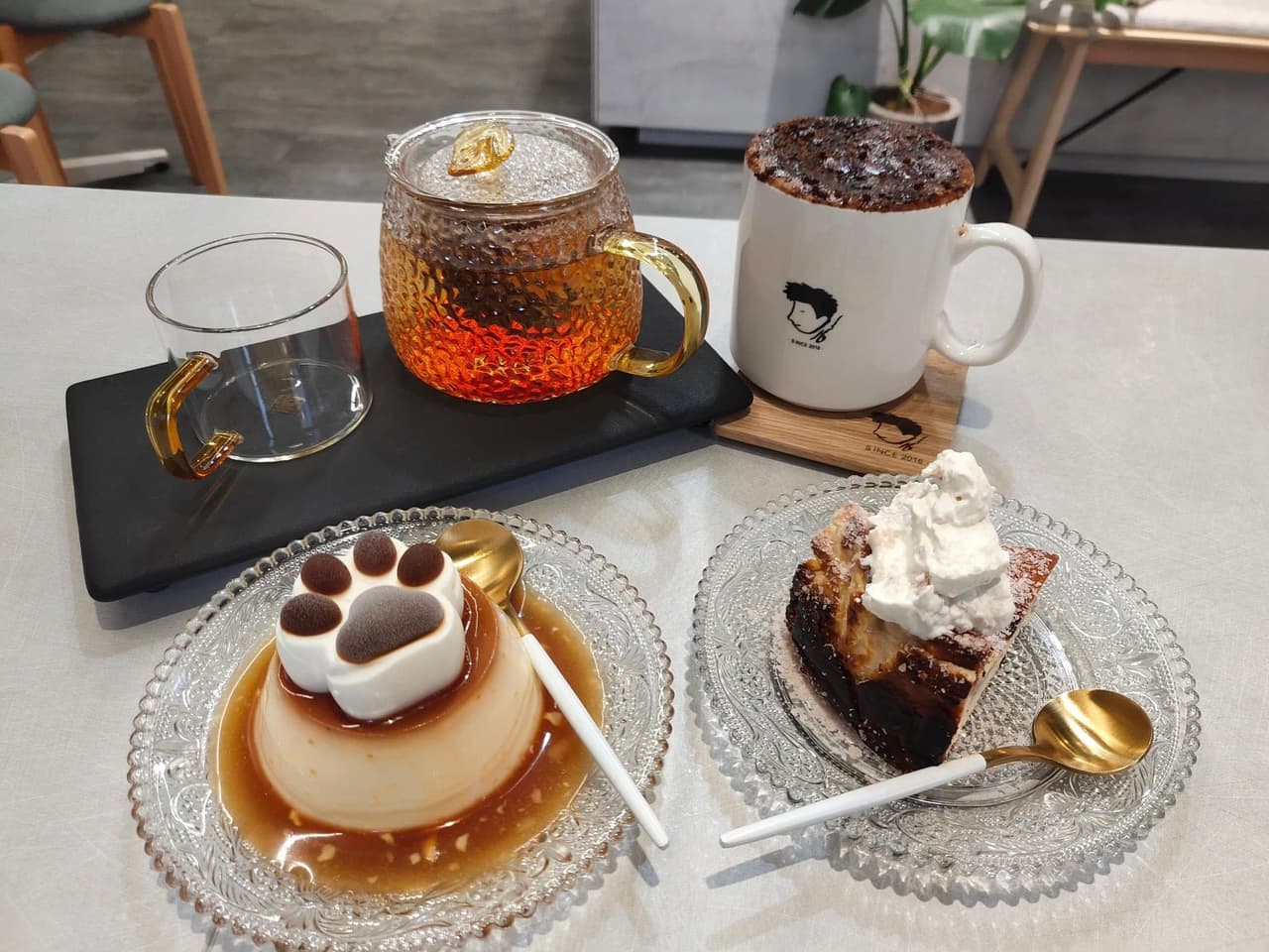 超可愛的布丁ฅ 📍J.W. CAFE - 美食板 | Dcard