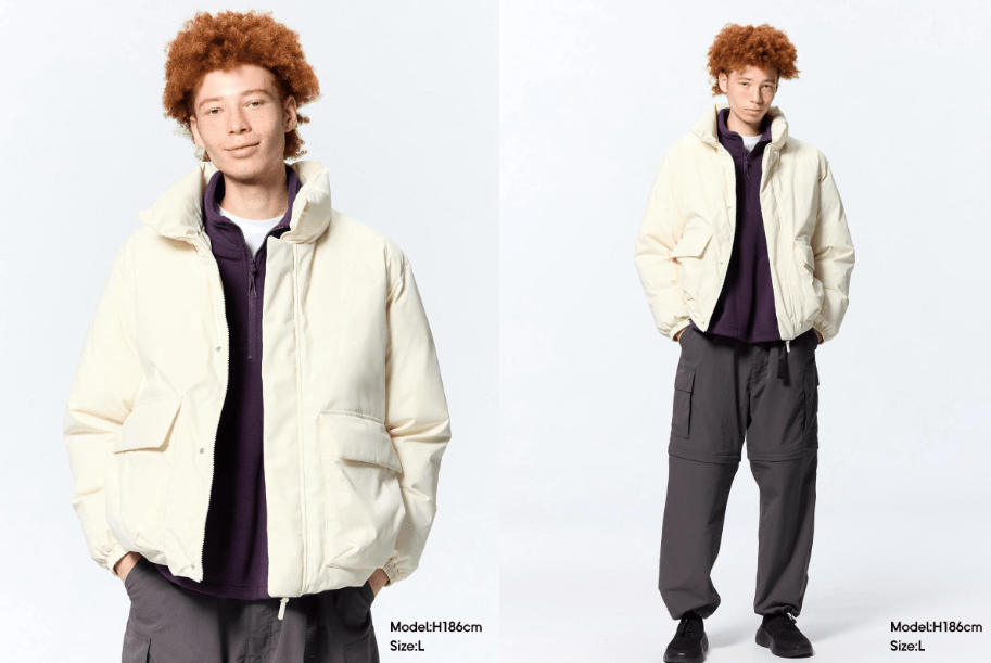 #我要賣 GU男裝 男女適穿-HEAT PADDED立領外套 352012 - 二手交易板 | Dcard