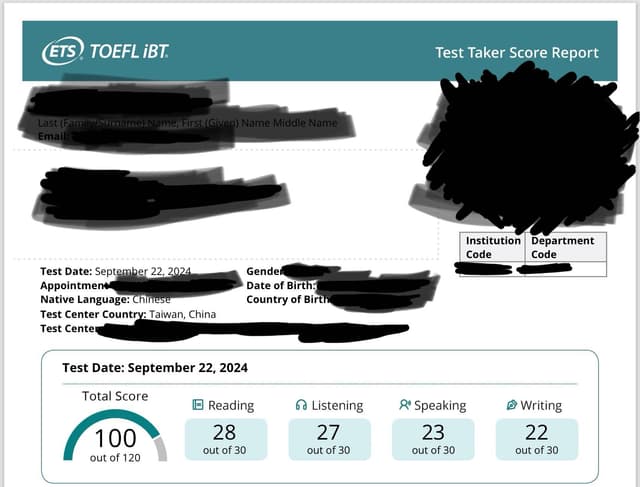 TOEFL托福一戰 100分心得 洋碩美語線上課 #補習班心得文 - 語言板 | Dcard