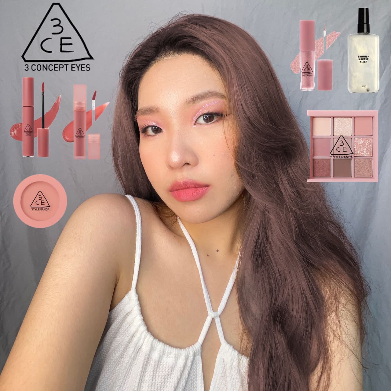 3CE End Of Year 浪漫粉蝶妝容，陪你過2022最浪漫的年末！ #開箱大使 - 美妝板 | Dcard