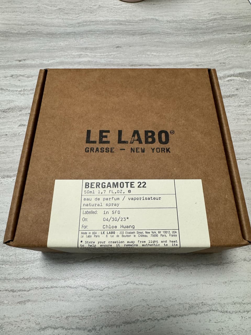 #我要賣 已售出 LE LABO Bergamote 22香水 50 ml - 二手交易板 | Dcard