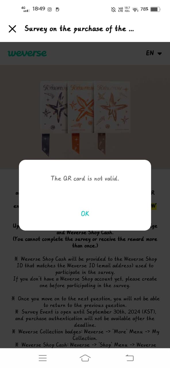 #詢問 weverse qr code 無效 - 追星板 | Dcard